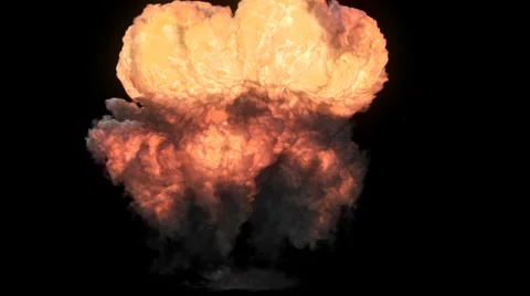 Fire and Smoke Explosion Slow Motion wit... | Stock Video | Pond5