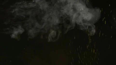Fire and smoke particles animation backg... | Stock Video | Pond5