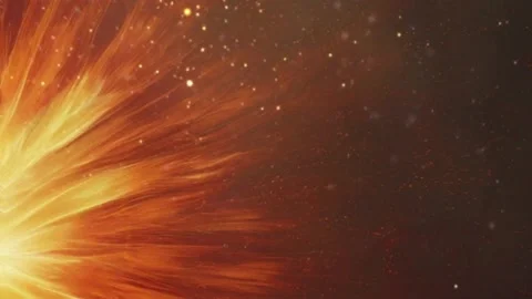 Fire and sparkle looping video backgroun... | Stock Video | Pond5