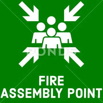 FIRE ASSEMBLY POINT for Emergency Fire gathering in Office Tech Park ...