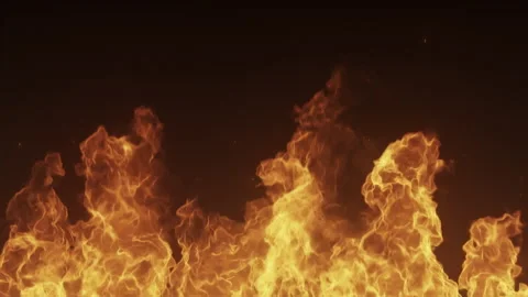Fire Background Loop | Stock Video | Pond5
