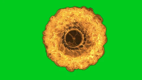 Fire Ball Rising Towards The Camera View... | Stock Video | Pond5