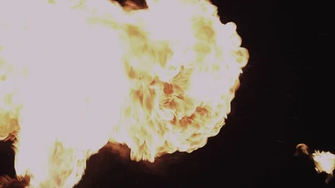 Fire Breather - Explosion - Fire Burst a... | Stock Video | Pond5