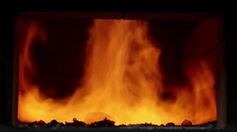 Furnace Flame Stock Footage ~ Royalty Free Stock Videos | Pond5