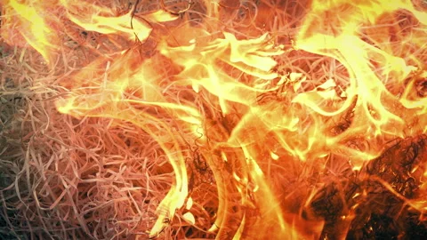 Hay Fire Stock Video Footage | Royalty Free Hay Fire Videos | Pond5