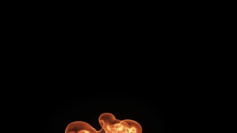 Fire Burst From Bottom Of Screen Effect ... | Stock Video | Pond5
