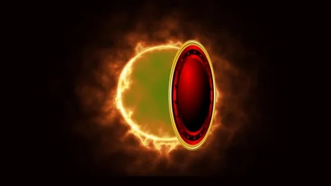 Red Circle Green Screen Stock Video Footage | Royalty Free Red Circle ...