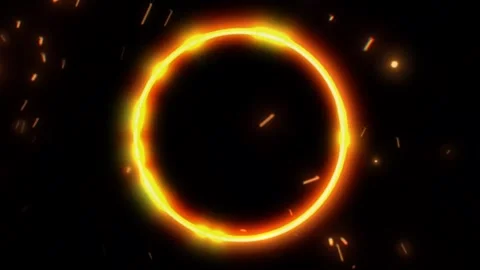 Fire Circle Motion VFX Overlay Video Eff... | Stock Video | Pond5