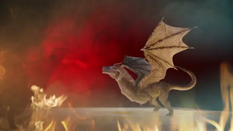 Smaug Breathing Fire