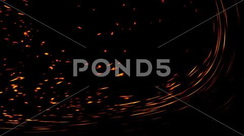 Fire embers particles texture overlays. Explosion burn powder spray ...