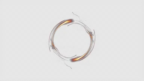 Fire energy particle circle with alpha c... | Stock Video | Pond5