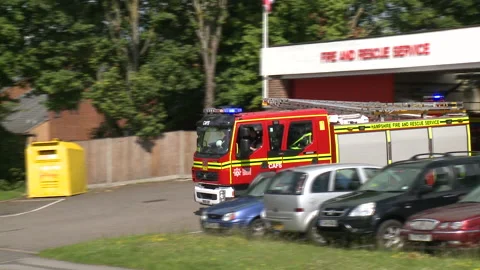 British Fire Engine Stock Videos – Royalty-Free HD & 4K Videos