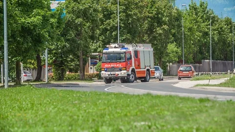 Fire Trucks Turning Stock Videos – Royalty-Free HD & 4K Videos | Pond5