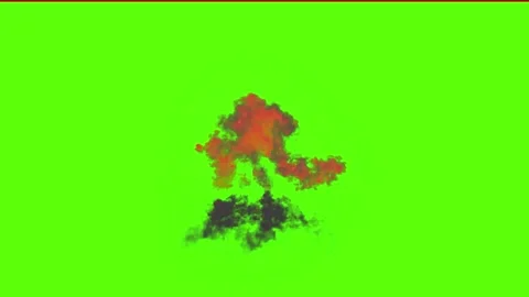 Fire Explosion Animation with Green Scre... | Stock Video | Pond5