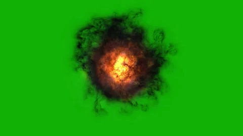 Fire Explosion Green Screen Stock Video Footage | Royalty Free Fire ...