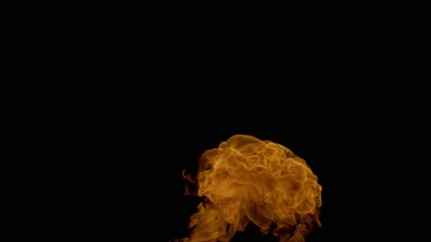 Fire Explosion Transition With Alpha Cha... | Stock Video | Pond5