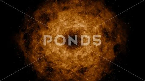 Fire explosions. Star burst with shock wave. Orange color explosion ...