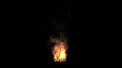 fire, flame - alpha channel, no backgrou... | Stock Video | Pond5