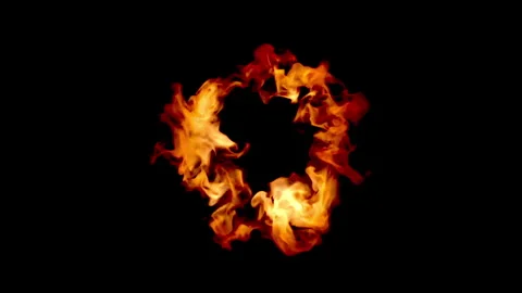 Ring Of Fire Loop Stock Videos – Royalty-Free HD & 4K Videos