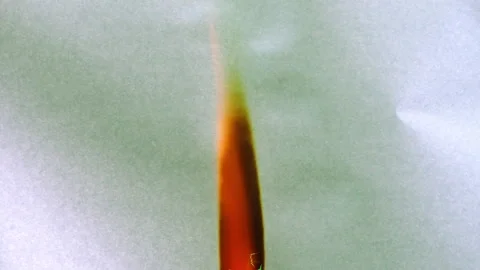 Fire flame burning paper on green screen... | Stock Video | Pond5