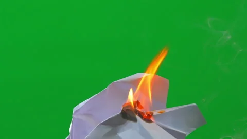 fire flame burning paper time lapse on g... | Stock Video | Pond5