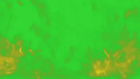 Fire flame on green screen VFX | Stock Video | Pond5