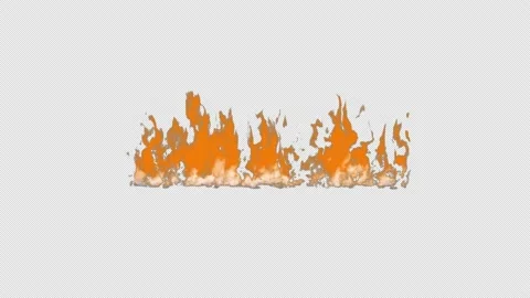 Fire Flame Seamless Loop Animation 3 | Stock Video | Pond5