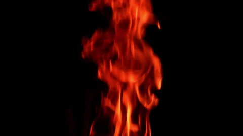 Fire flames burning and going up. Close ... | Stock Video | Pond5