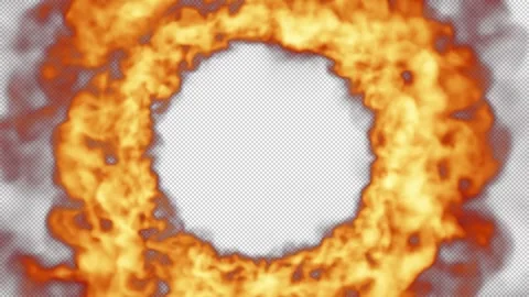 Fire frame burning isolated overlay on b... | Stock Video | Pond5