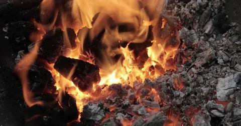 Explosion Furnace Open Fireplace Stock Footage ~ Royalty Free Stock ...
