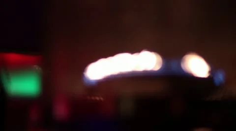 Fire gas heater in a rooftop bar, rack f... | Stock Video | Pond5