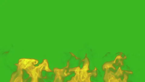 Fire green screen | Stock Video | Pond5