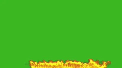 Fire green screen | Stock Video | Pond5
