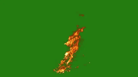 Fire high Resolution video animation gre... | Stock Video | Pond5