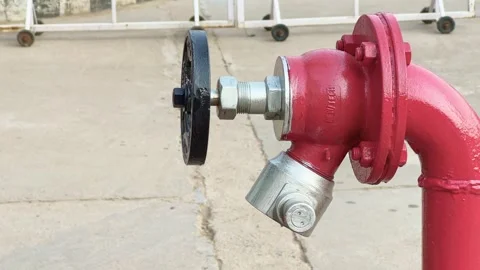 Fire hydrant, Fire extinguishing system | Stock Video | Pond5