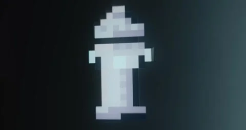 Fire hydrant in pixel art style | Stock Video | Pond5