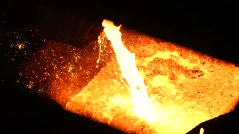 Out Slag The Metal Stock Footage ~ Royalty Free Stock Videos | Pond5