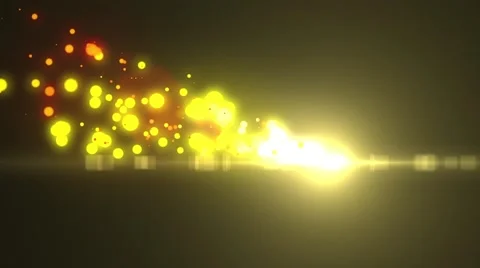 Fire Light Streak Logo Reveal Intro - Elegant 3D Particles Business ...