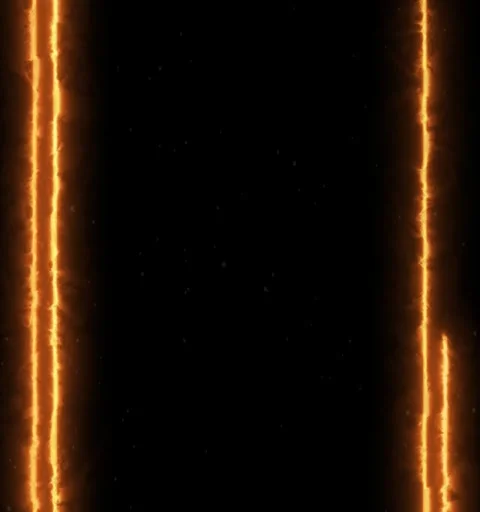 fire line effect on frame green screen b... | Stock Video | Pond5