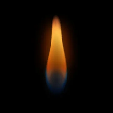 Fire Looping Calm VFX element on pure bl... | Stock Video | Pond5