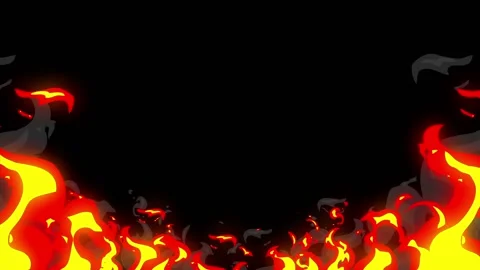 Fire Overlay Seamless Looping motion Alp... | Stock Video | Pond5