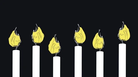 Candle Flame Alpha Stock Footage ~ Royalty Free Stock Videos | Pond5