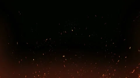 Fire particles motion graphics with nigh... | Stock Video | Pond5