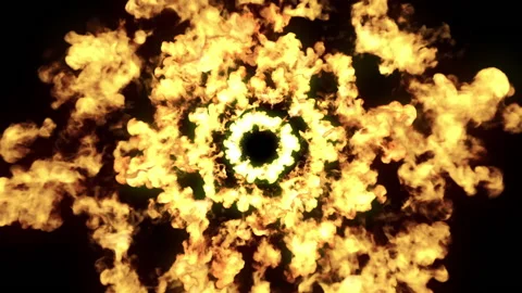 Explosion Fire Ring Stock Footage ~ Royalty Free Stock Videos | Pond5