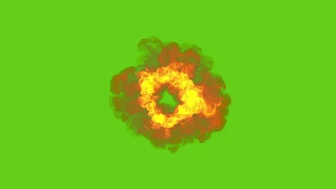 Ring Of Fire Green Screen Stock Footage ~ Royalty Free Stock Videos | Pond5