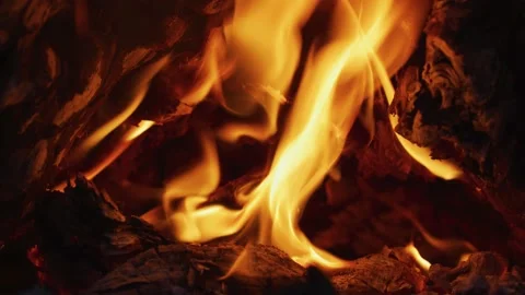 Fire in slow motion | Stock Video | Pond5