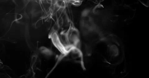 Fire smoke on alpha background | Stock Video | Pond5