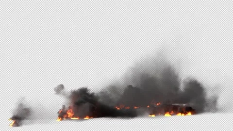 Fire Smoke Alpha Stock Footage ~ Royalty Free Stock Videos | Pond5
