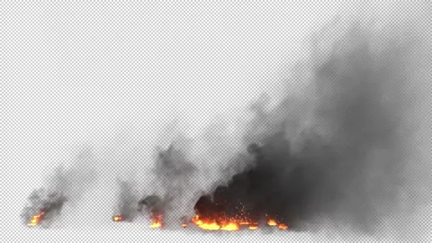 Fire Smoke Alpha Stock Footage ~ Royalty Free Stock Videos | Pond5