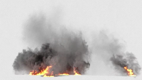 Fire Smoke Alpha Stock Footage ~ Royalty Free Stock Videos | Pond5